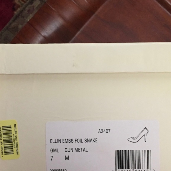 Coach | Shoes | Coach Gunmetal Snake Embossed Pumps | Poshmark